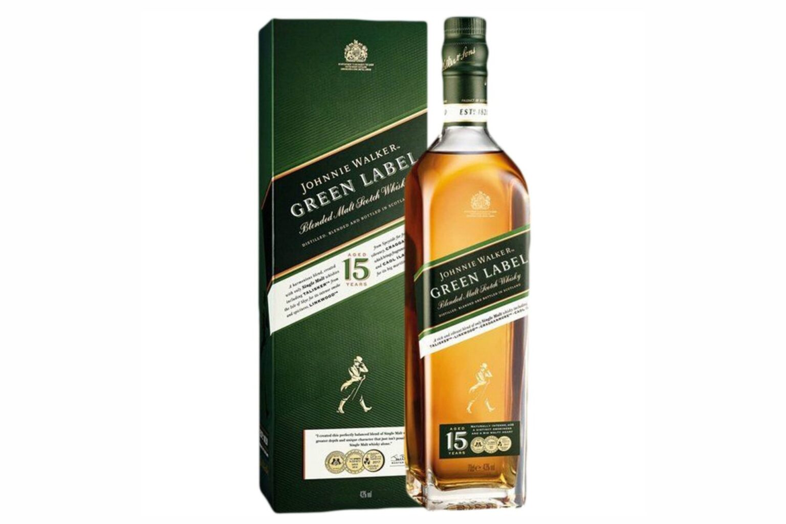 Whisky Escocês Johnnie Walker Green Label 750ml – Planeta Bebidas
